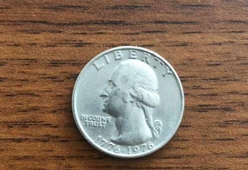 Liberty quarter dollar 1776-1976