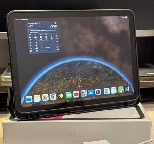 iPad 10th gen 2022 64Gb (коробка, з/у, чехлы)