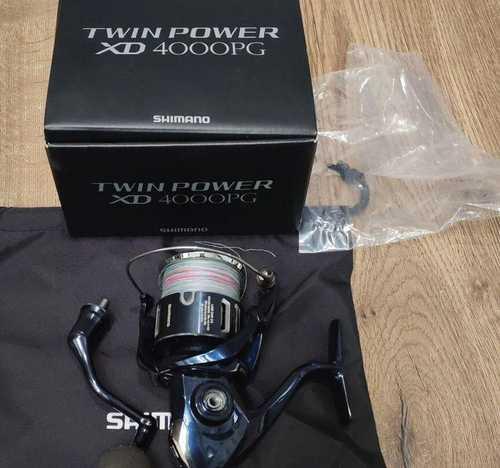 Катушка shimano twin power 4000 pg 21