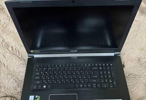 Ноутбук Acer a717-71g-72sv
