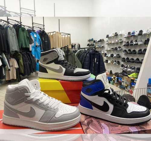 Кроссовки детские nike air jordan 1 демисезонные