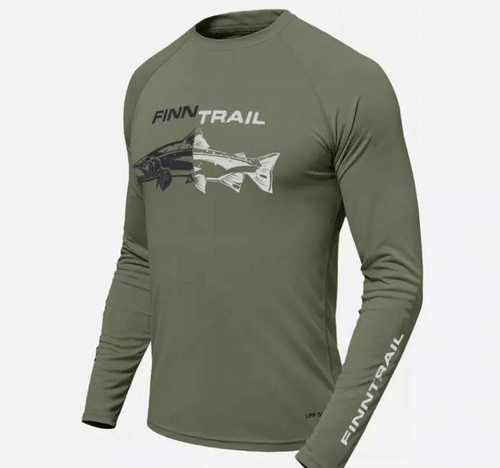 Лонгслив Finntrail Wave Fish 6611 Khaki XXL