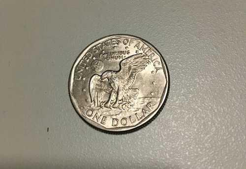 Монета one dollar 1 доллар usa США 1979г