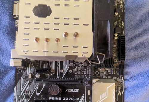 Связка Asus z270-p+qqlt(около i7 8700k) + Macho 12