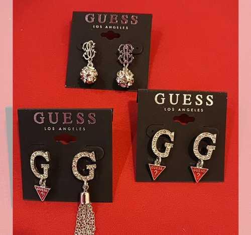 Серьги бижутерия guess