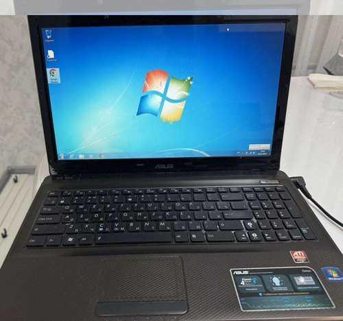 15.6" ASUS K52D, Turion II, RAM 3 ГБ, 320 ГБ, ATI Mobility Radeon HD 5470