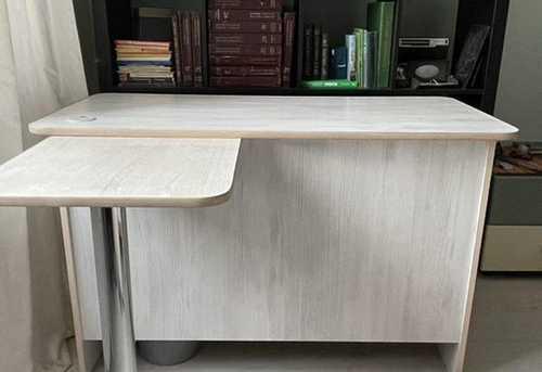 Письменный (офисный) стол светло серый 120х 75