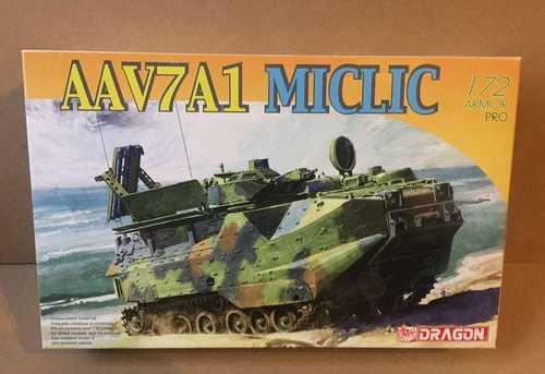 Машина-амфибия US AAV7A1 miclic Dragon 7318 1/72