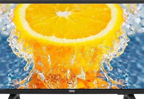 32" Телевизор Philips HD, черный, смарт тв