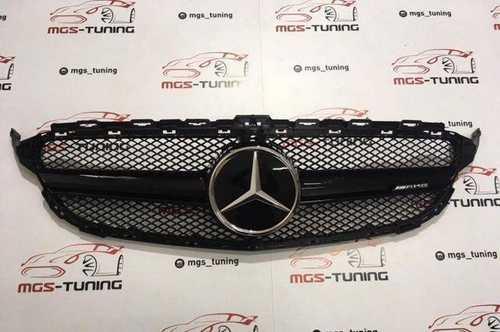 Решетка C63 Под дистроник + AMG Mercedes-Benz
