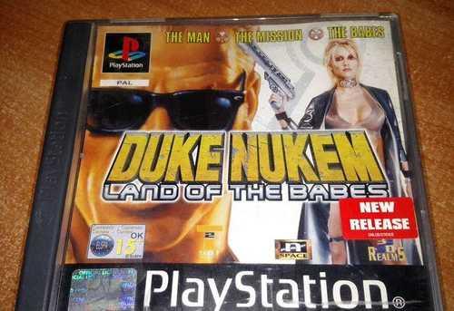 Duke Nukem: Land of the Babes для PS1 (PAL)