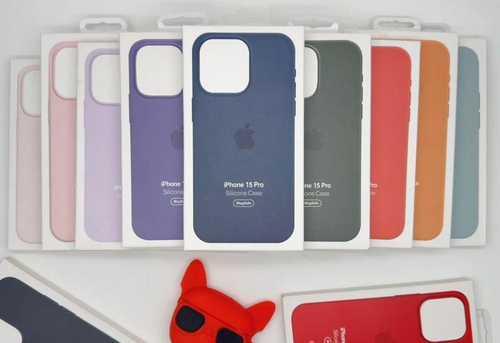 Чехол на iPhone 14 15 pro max silicone case прем