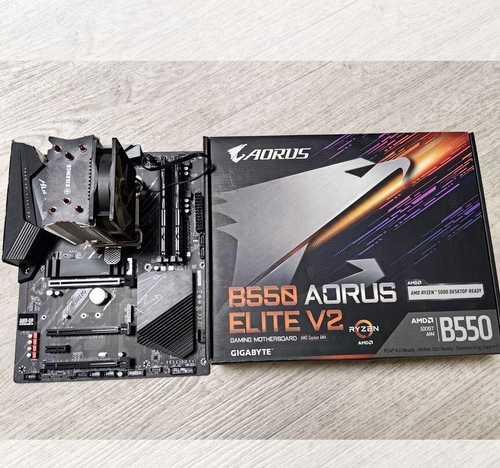 Комплект gigabyte b550m и ryzen 7 5700x