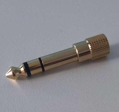 Переходник 3.5 mm jack на 6.3 mm jack