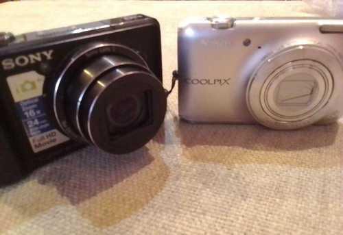 Фотоаппарат Sony dsc-hx9v, Nikon s6400 на запчасти