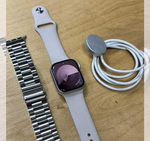 Часы apple watch 7 41 mm акб 100%