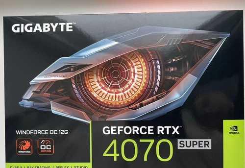 Видеокарта Gigabyte Rtx 4070 Super Новая