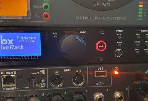 Behringer xr12 и dbx DriveRack PA2