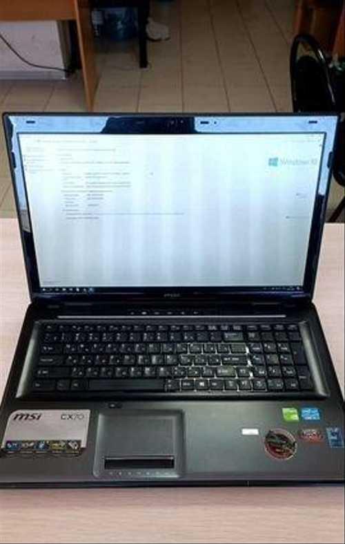 Ноутбук msi cx-70, 17 дюймов