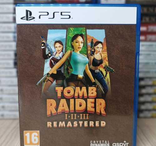 Диск PS5 Tomb Raider 1-2-3(I-II-III) Remastered ps