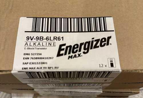 Батарейки «крона» Energizer max 6LR61 9В