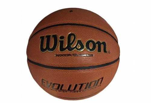 Мяч баскетбольный Wilson Evolution GW-3 replica р