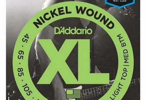 Струны D'Addario Nickel Wound Bass 5-string 45-135