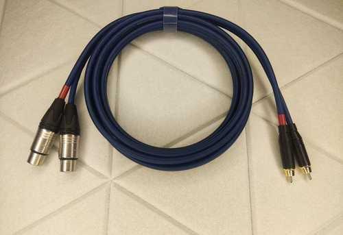 2xlr гн.-2rca sinus 2м + 2xlr гн.-2rca gemini 2м