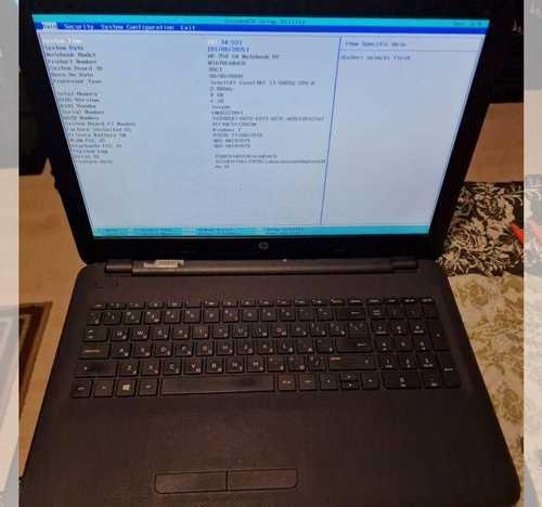 Ноутбук hp i3-5gen