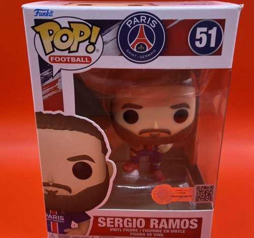 Фигурка Funko Pop football Sergio Ramos 51 PSG