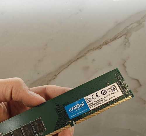 Оперативная память DDR4-2666 8GB Kingston/Crucial