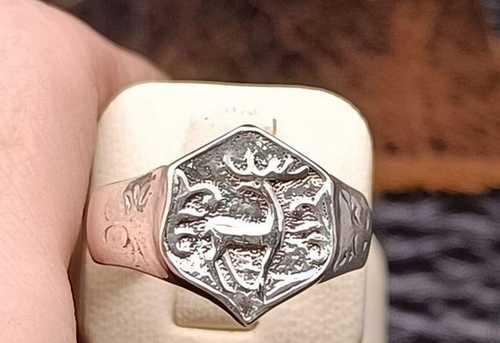 Якутское серебро кольцо