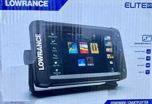 Эхолот lowrance elite 9 ti с датчиком total scan