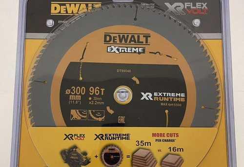 Диск пильный по дереву dewalt 300x30x96зуб extreme