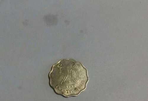 20 монета 1998 год не магнитная