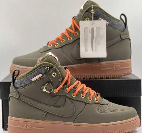 Кроссовки Nike Air Force 1 Duckboot (с мехом) (Арт.58864)