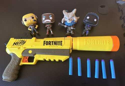 Фигурки Funko Pop Fortnite + Nerf Fortnite