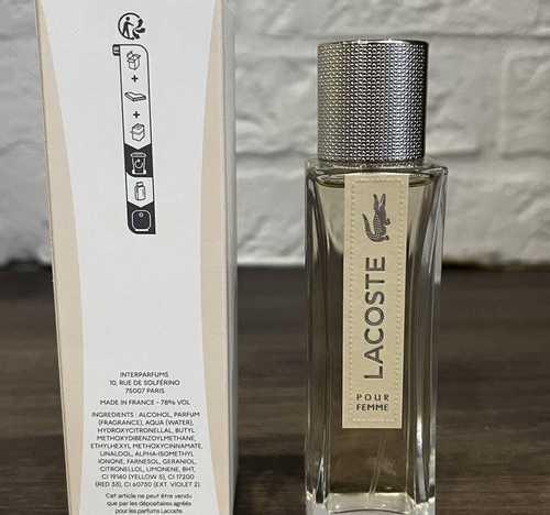 Духи lacoste женские pour femme оригинал