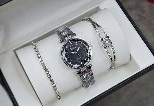 Женский подарочный набор часы +браслеты