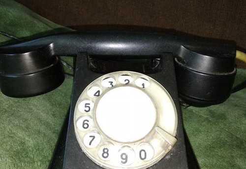 Телефон СССР дисковый карболитовый баг та- 50 атс