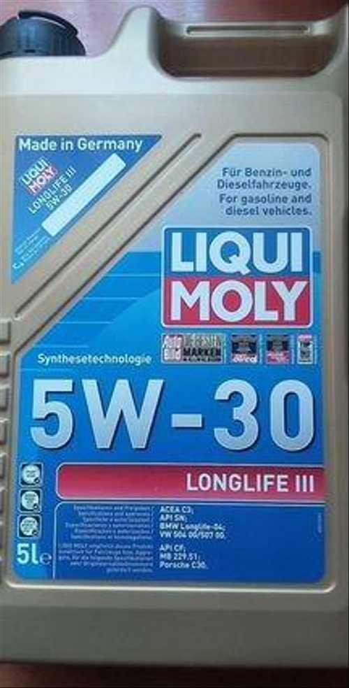 Масло моторное 5w40 liquid moly 5W30