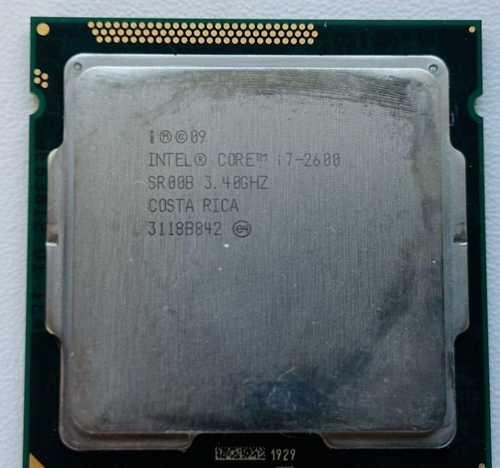 Процессор Intel Core i7-2600   Кулер