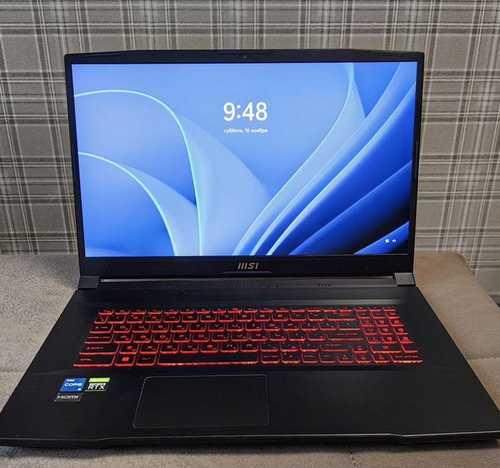 Продам игровой ноутбук MSI Katana GF76 12UC-265XRU