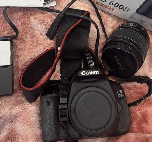 Фотоаппарат зеркальный canon 600 d