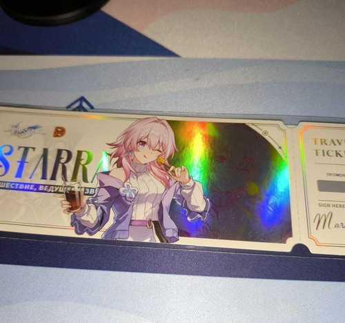Honkai star rail ticket Genshin impact фигурка