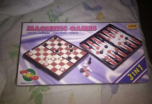 Magnetic games Leon 3in1