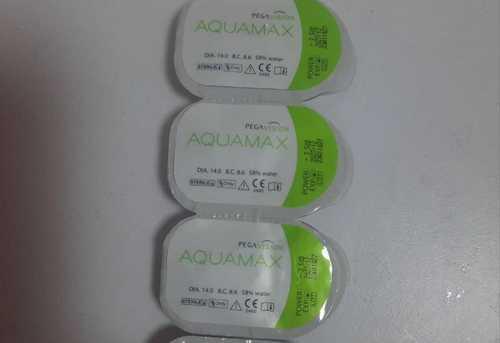 Линзы контактные aquamax двухнедельные -3,5