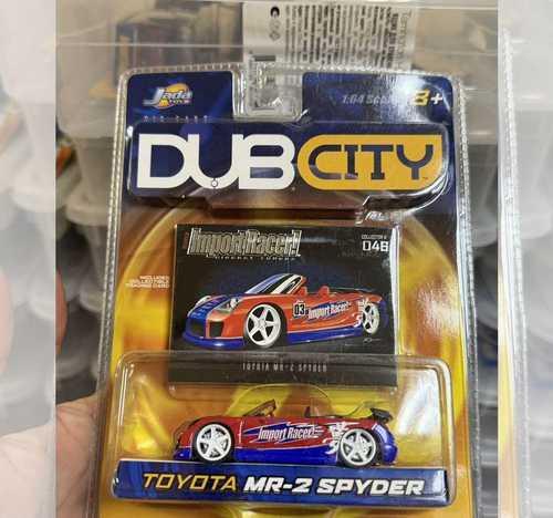 Машинка Jada Dub City Toyota MR-2 Spyder