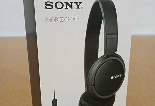 Наушники Sony MDR-ZX110AP Black (Новые)