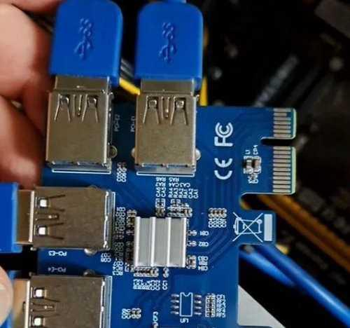 Расширитель PCIe - 4xUSB